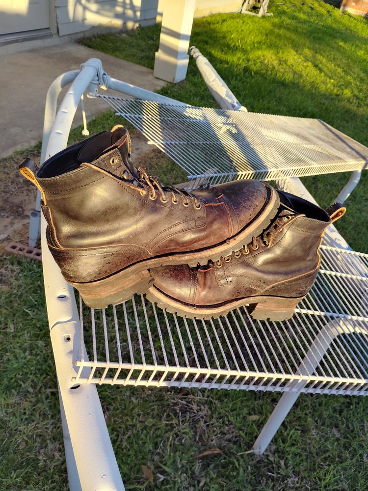 Thursday Black Label Challenger in Maryam Natural Horsebutt Overdyed Black | Photo by ...