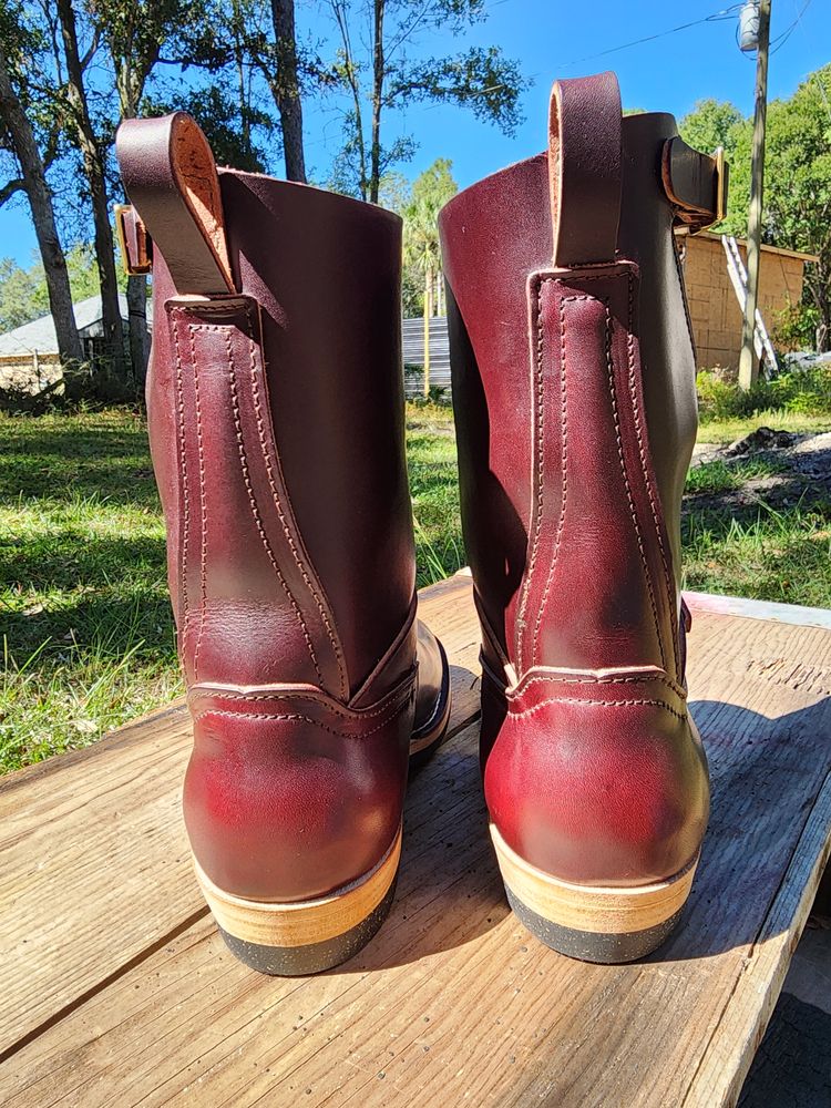 Nicks Pullman in Wickett & Craig Burgundy Double Stuffed | Photo by ...