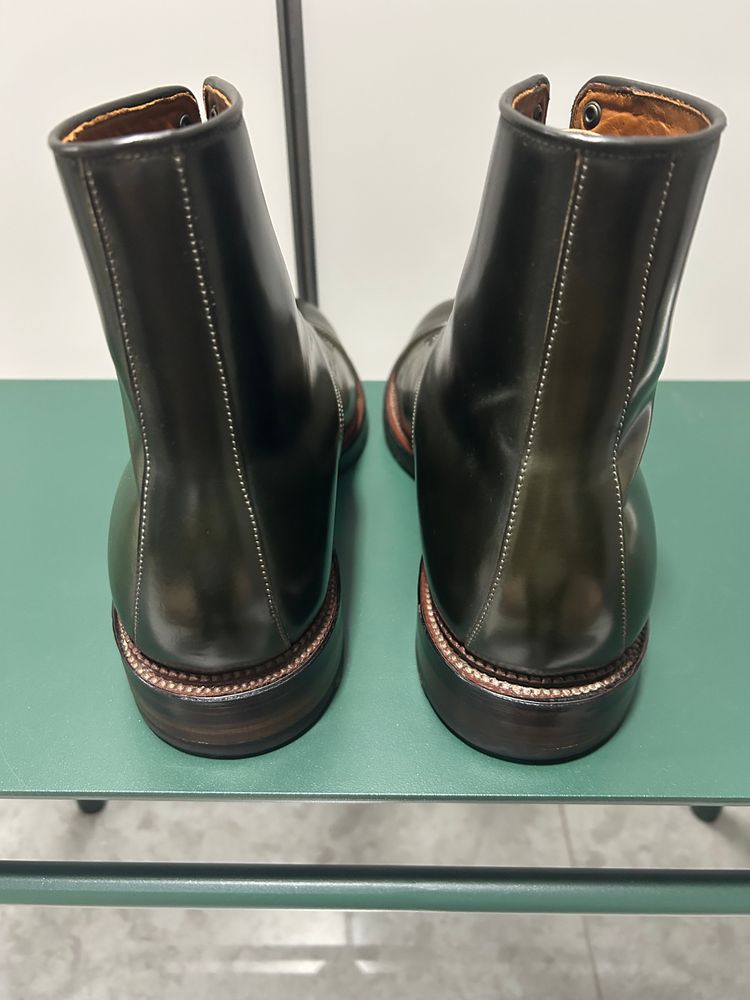 Viberg Halkett in Horween Old Bronze Shell Cordovan | Photo by Patrick ...