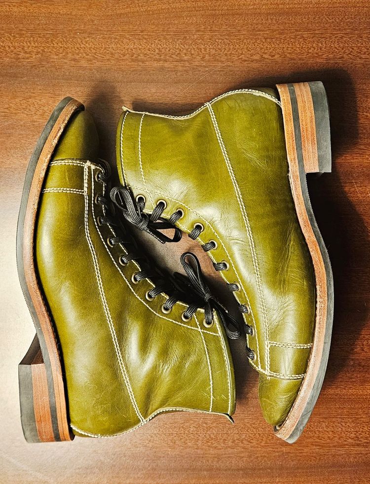 Willie's Handmade Boots Pioneer Lace To Toe in Badalassi Carlo Oliva ...