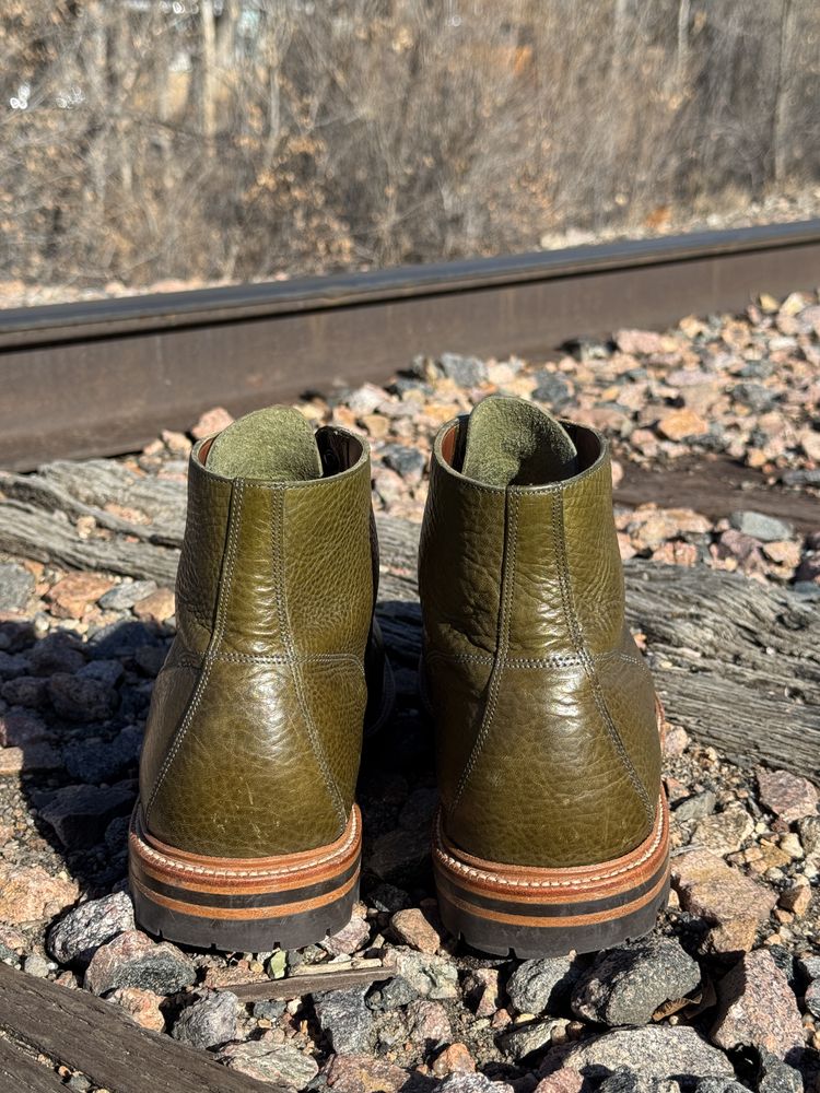 Grant Stone Brass Boot in Badalassi Carlo Oliva Minerva Box | Photo by ...