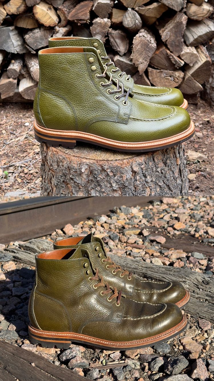 Grant Stone Brass Boot in Badalassi Carlo Oliva Minerva Box | Photo by ...