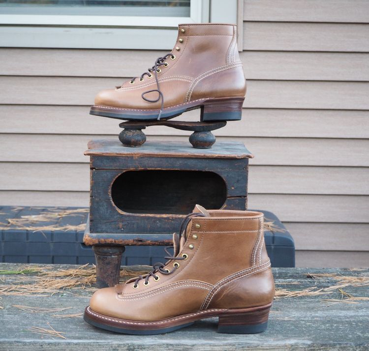 John Lofgren Donkey Puncher Boots in Horween Natural Chromexcel | Photo ...