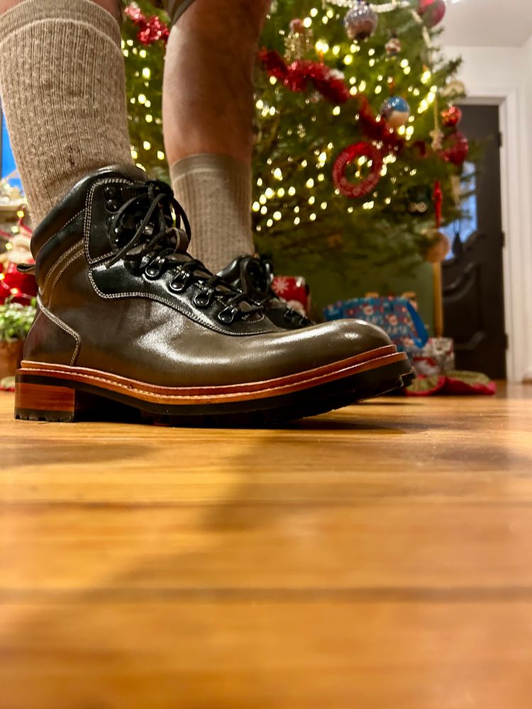 BLKBRD Bulwark Trek Boot in Guidi Aubergine Horse Rump | Photo by Vic ...