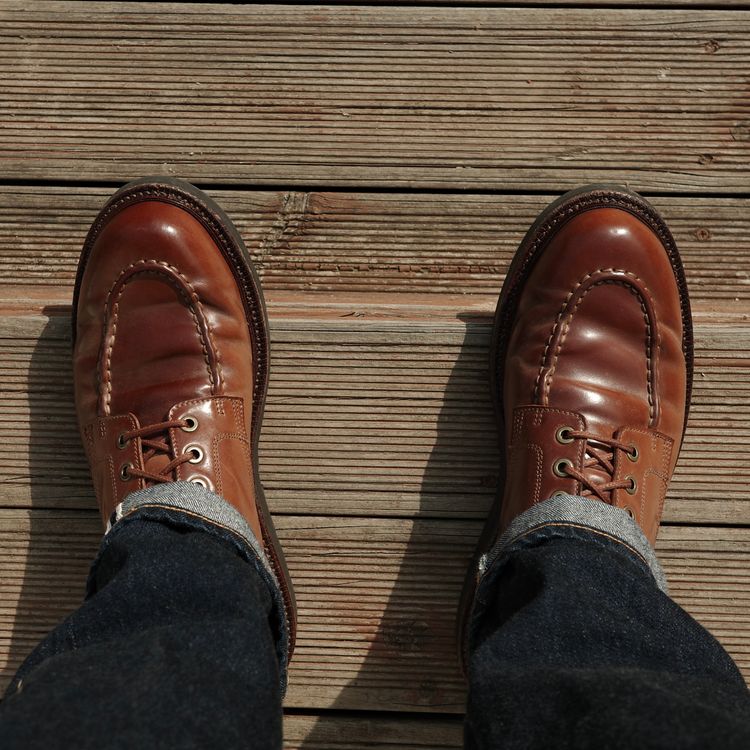 Grant Stone Brass Boot in Horween Honey Glazed Shell Cordovan | Photo ...