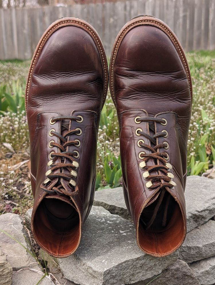 Grant Stone Diesel Boot in Horween Crimson Chromexcel | Photo by ...