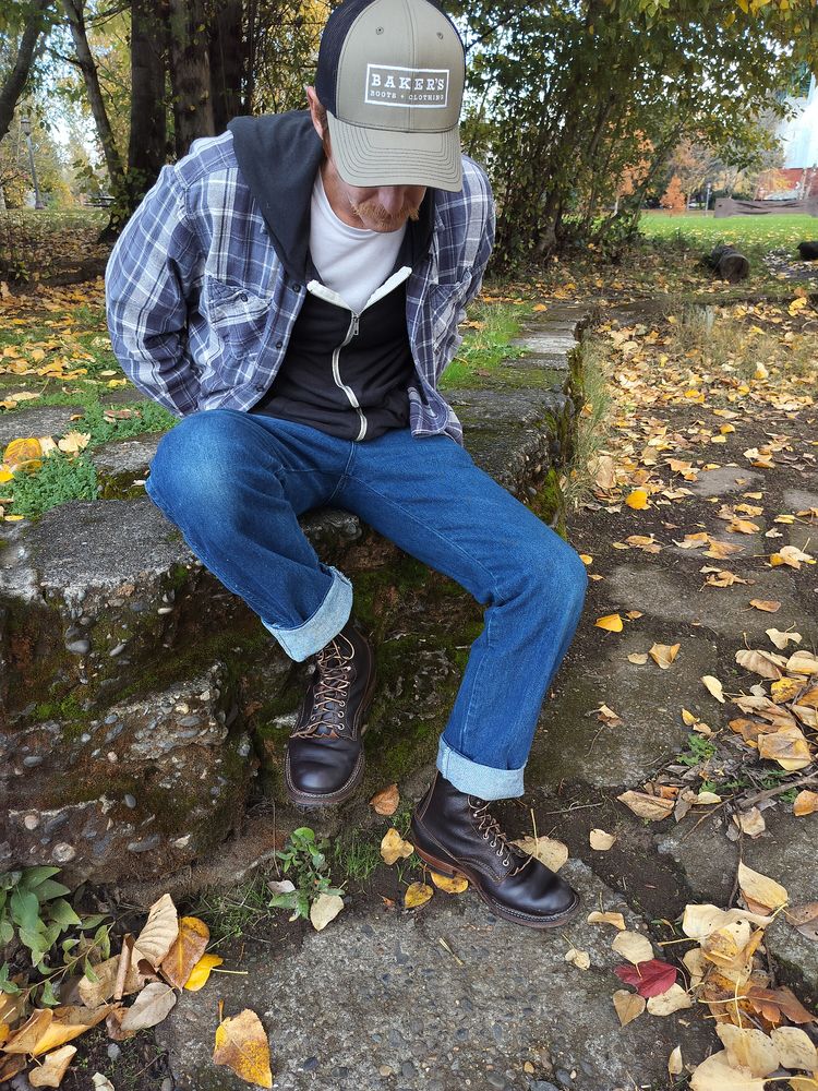 White's Custom Model in Horween Dark Brown Waxed Flesh & Seidel Brown ...