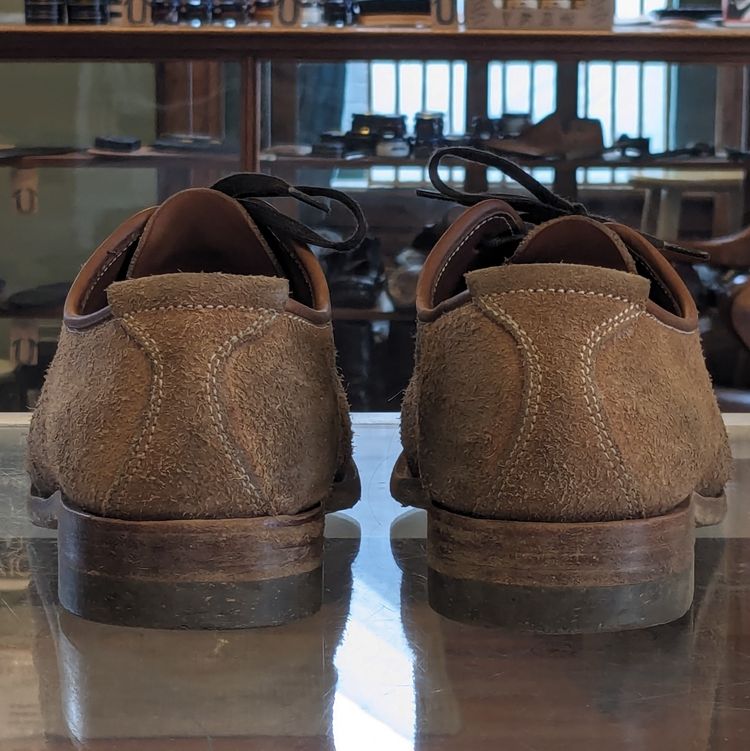 Unsung Prototype Service Shoes in Wickett & Craig Natural Latigo Roughout | Photo by LarryStyles ...