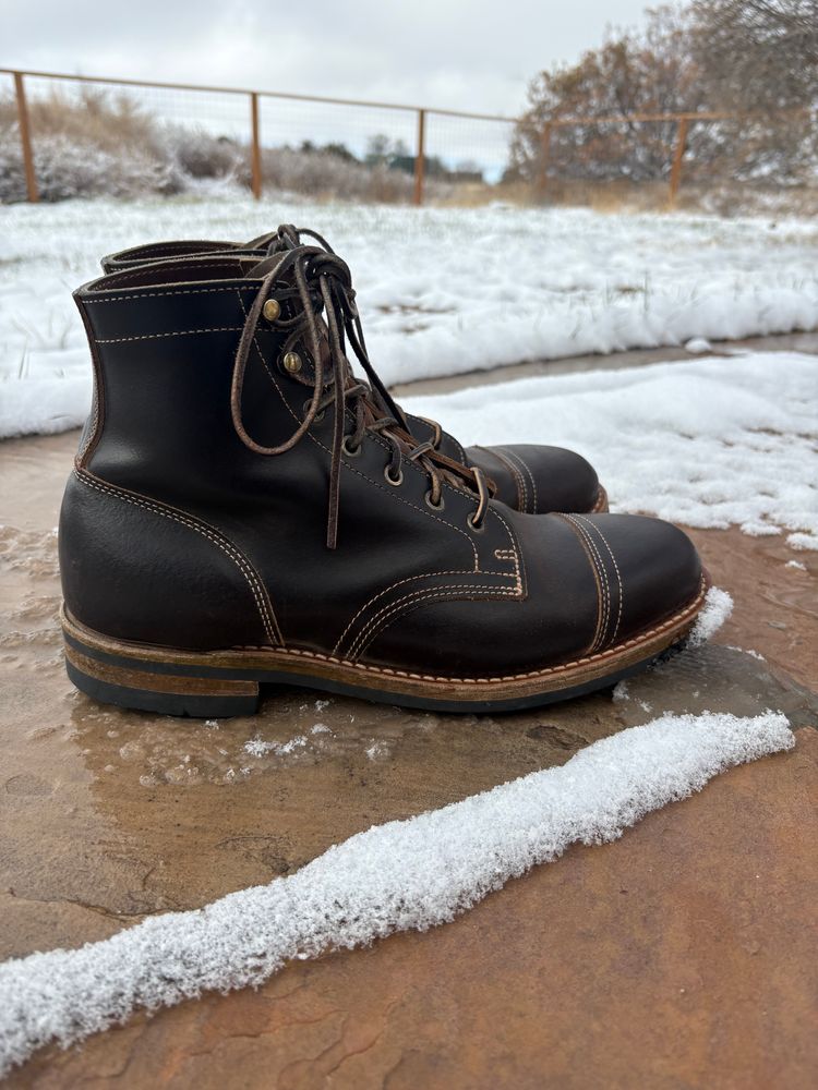Truman Cap Toe Boot in Horween Java Waxed Flesh | Photo by chosenone23 ...