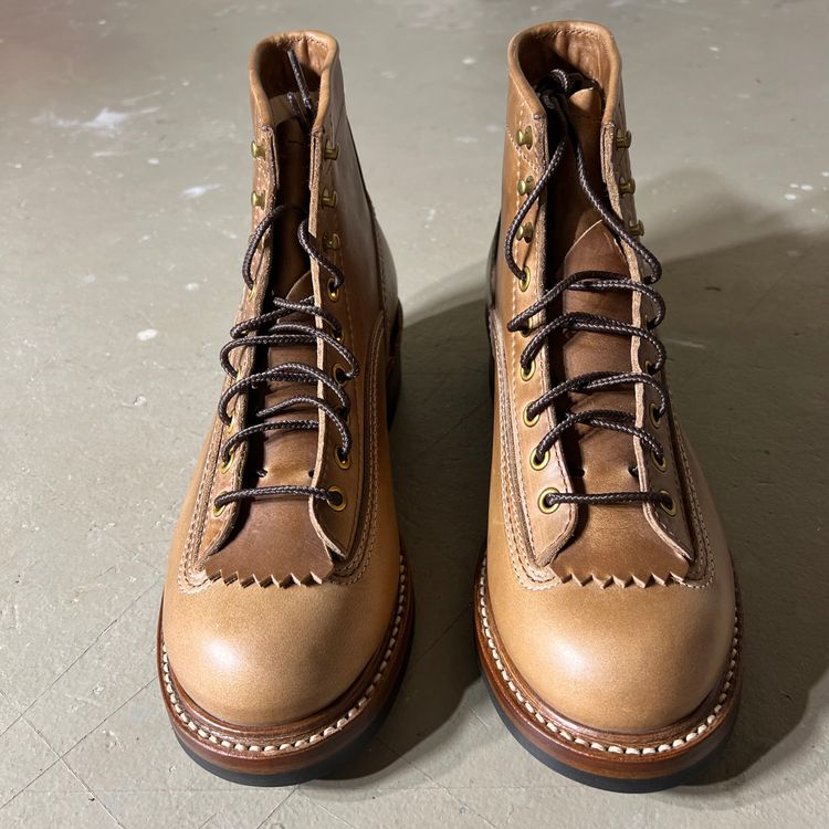 John Lofgren Donkey Puncher Boots in Horween Natural Chromexcel | Photo ...