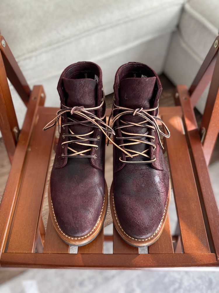Truman Plain Toe Boot in C.F. Stead Garnet Rambler | Photo by miguel ...