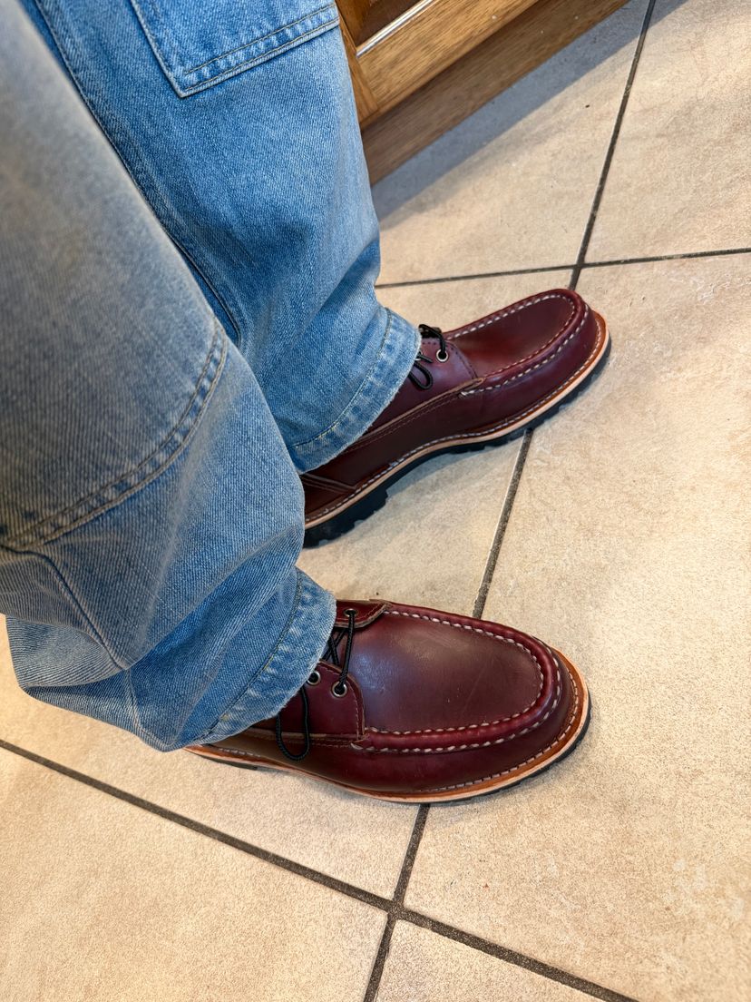Russell Moccasin x Iron Snail Premier Chukka in Horween Burgundy ...