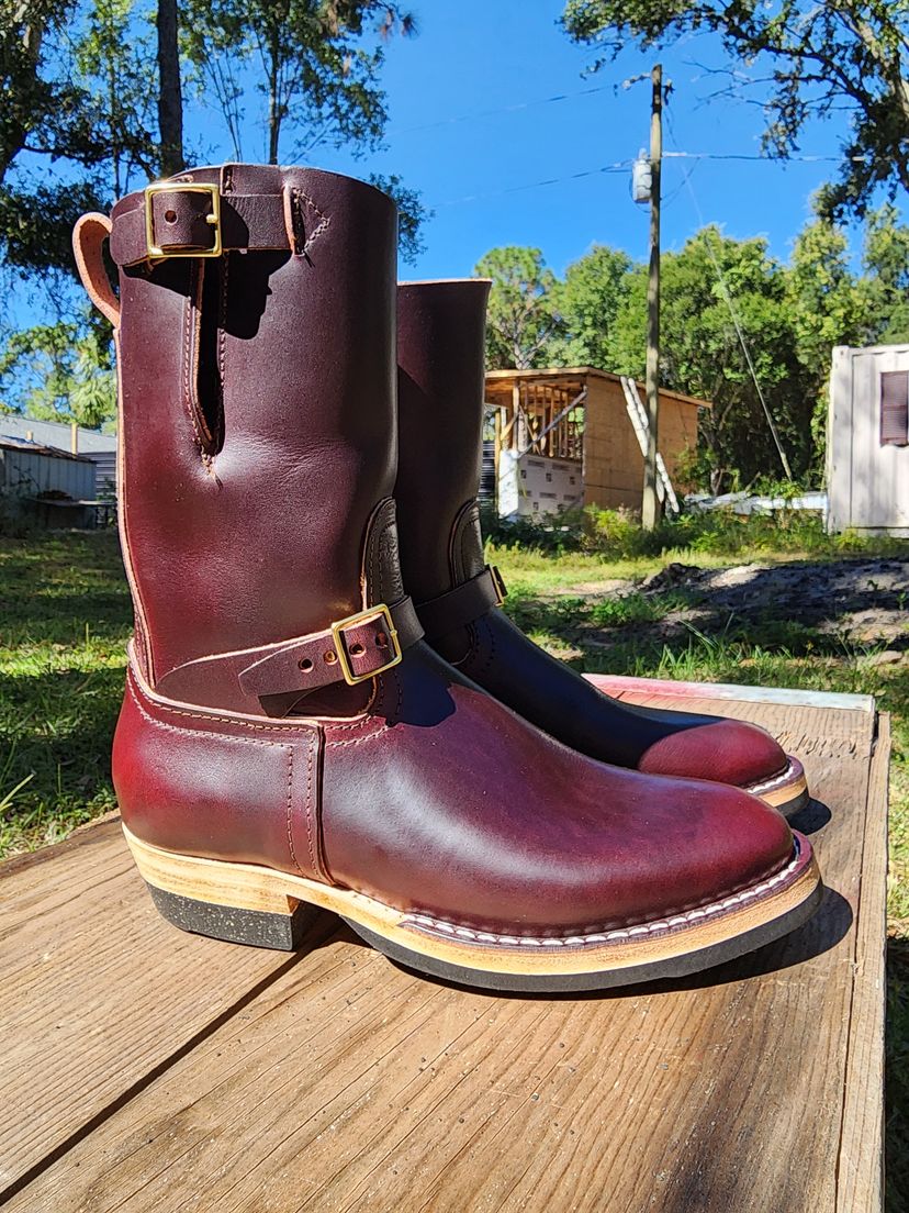 Nicks Pullman in Wickett & Craig Burgundy Double Stuffed | Photo by ...