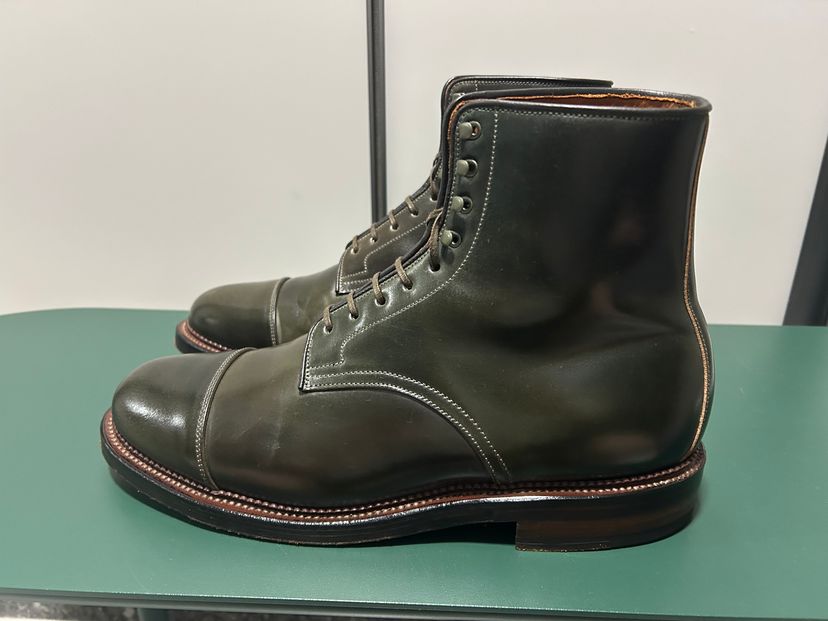 Viberg Halkett in Horween Old Bronze Shell Cordovan | Photo by Patrick ...