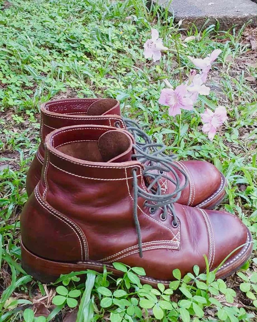 Willie's Handmade Boots Cap Toe Service Boot in Horween Brown ...