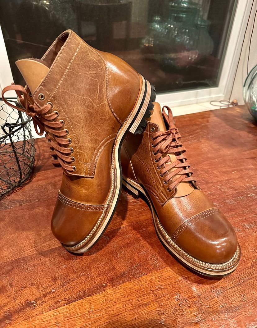 Viberg Service Boot BCT in Horween Natural Cypress | Photo by Suited_n ...