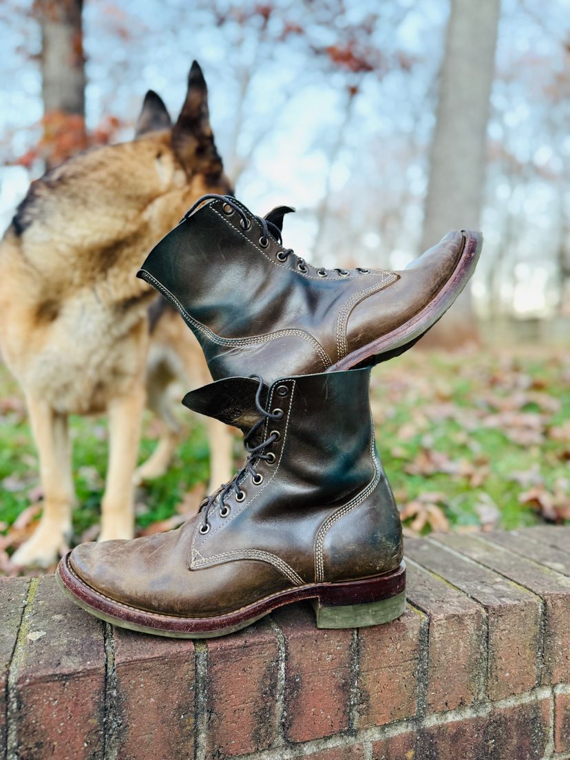 Willie's Handmade Boots Boondocker in Maryam Olive Horsebutt | Photo by ...