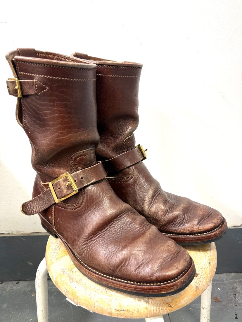 Benzein The Keeper 'Type 2' Engineer Boot in Shinki Natural Oiled ...