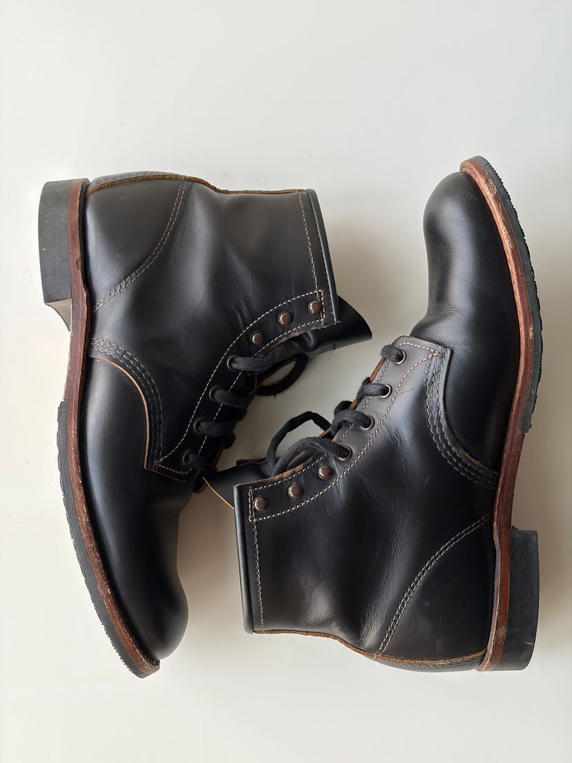Red Wing Beckman Flatbox in S.B. Foot Black Klondike | Photo by ...