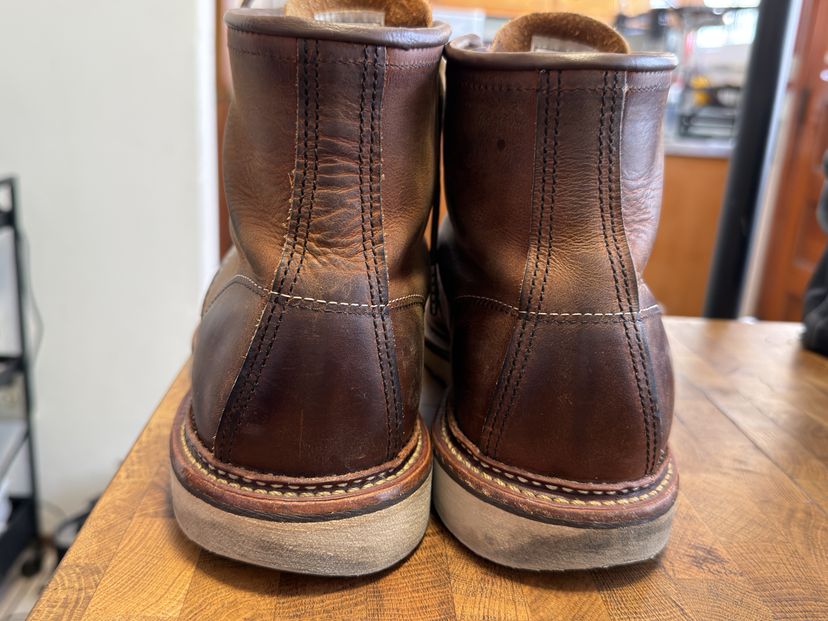 Red Wing 6-Inch Classic Moc in S.B. Foot Copper Rough and Tough | Photo ...