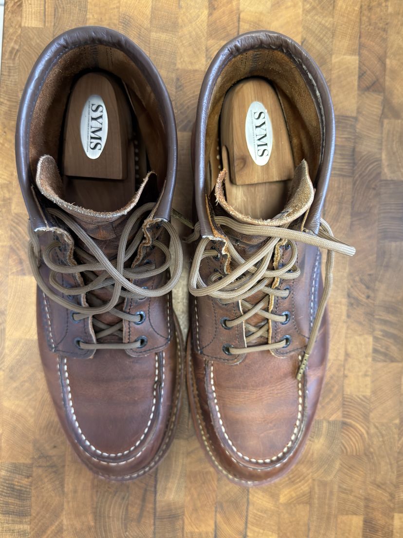 Red Wing 6-Inch Classic Moc in S.B. Foot Copper Rough and Tough | Photo ...