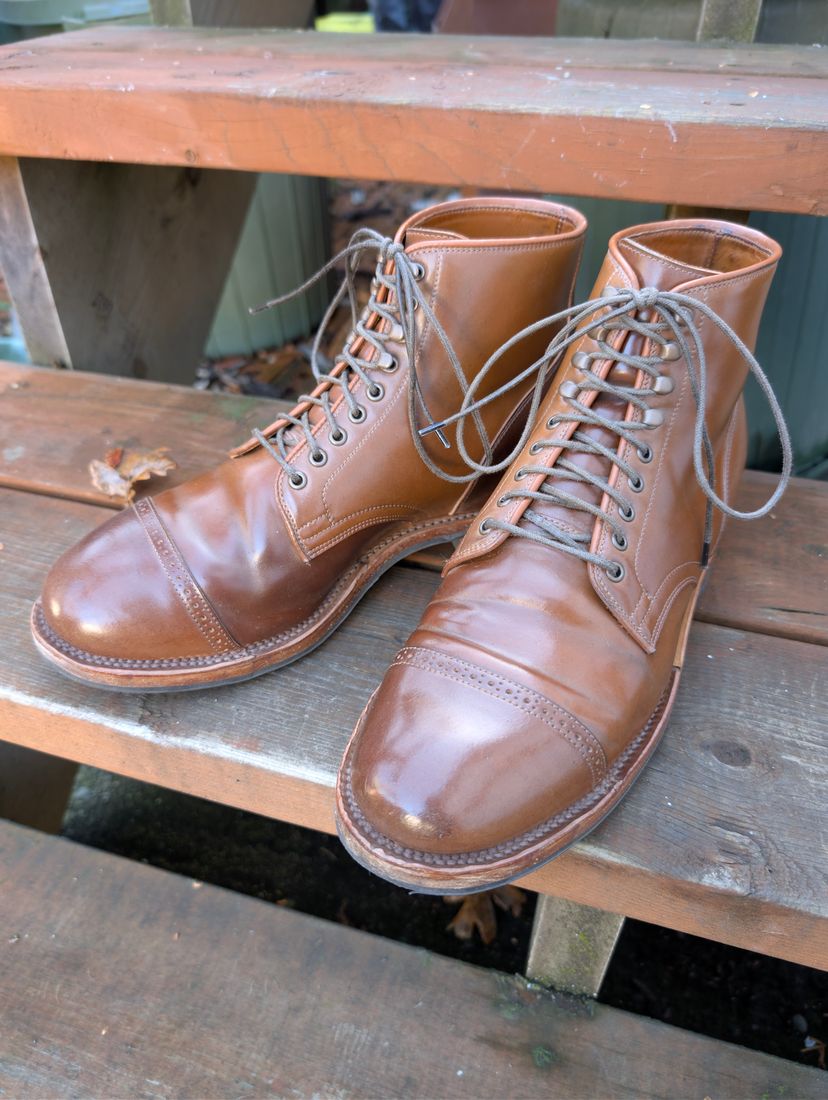 Viberg Service Boot BCT in Horween Bourbon Shell Cordovan | Photo by ...