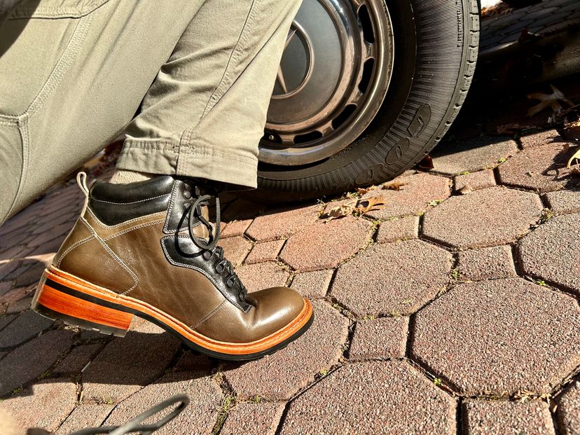 BLKBRD Bulwark Trek Boot in Guidi Aubergine Horse Rump | Photo by Vic ...