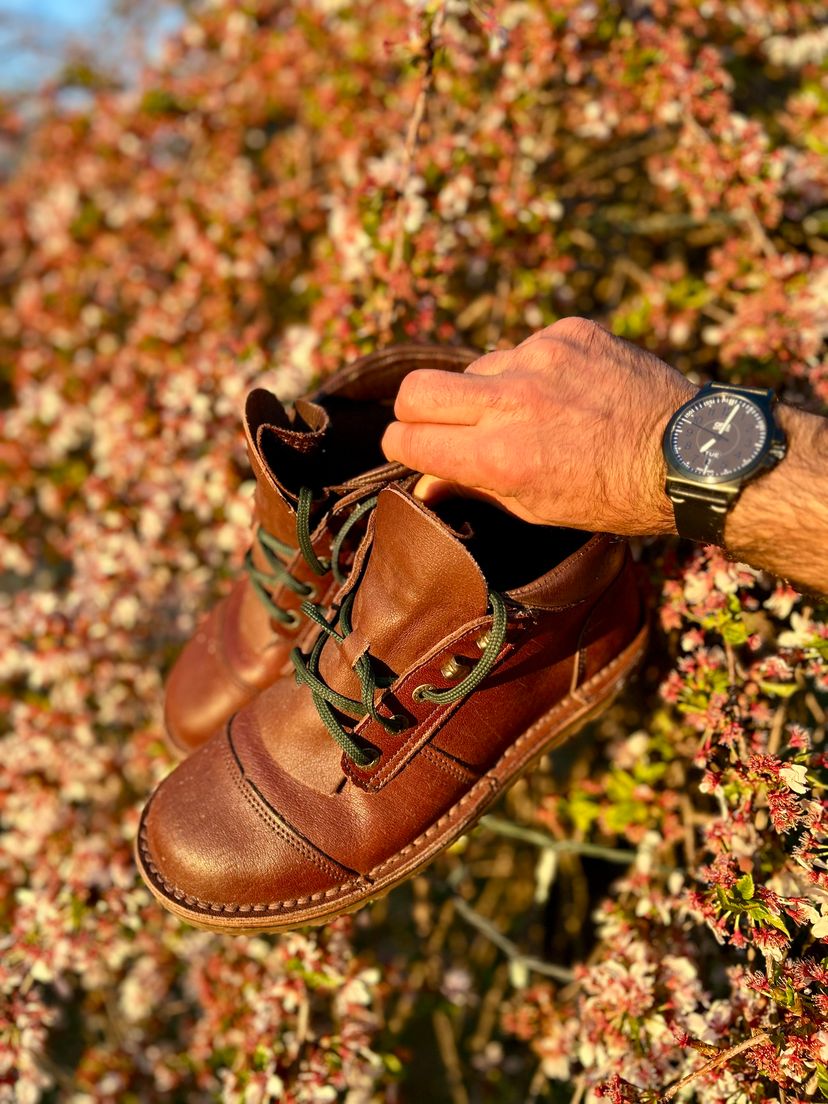 Jim Green African Ranger Barefoot Boot in African Buffalo Skin | Photo ...