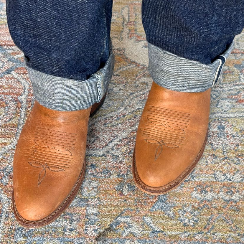 Pearl Boot Company Mens Roper Heel in Horween Natural Derby | Photo by missouridenimdad ...
