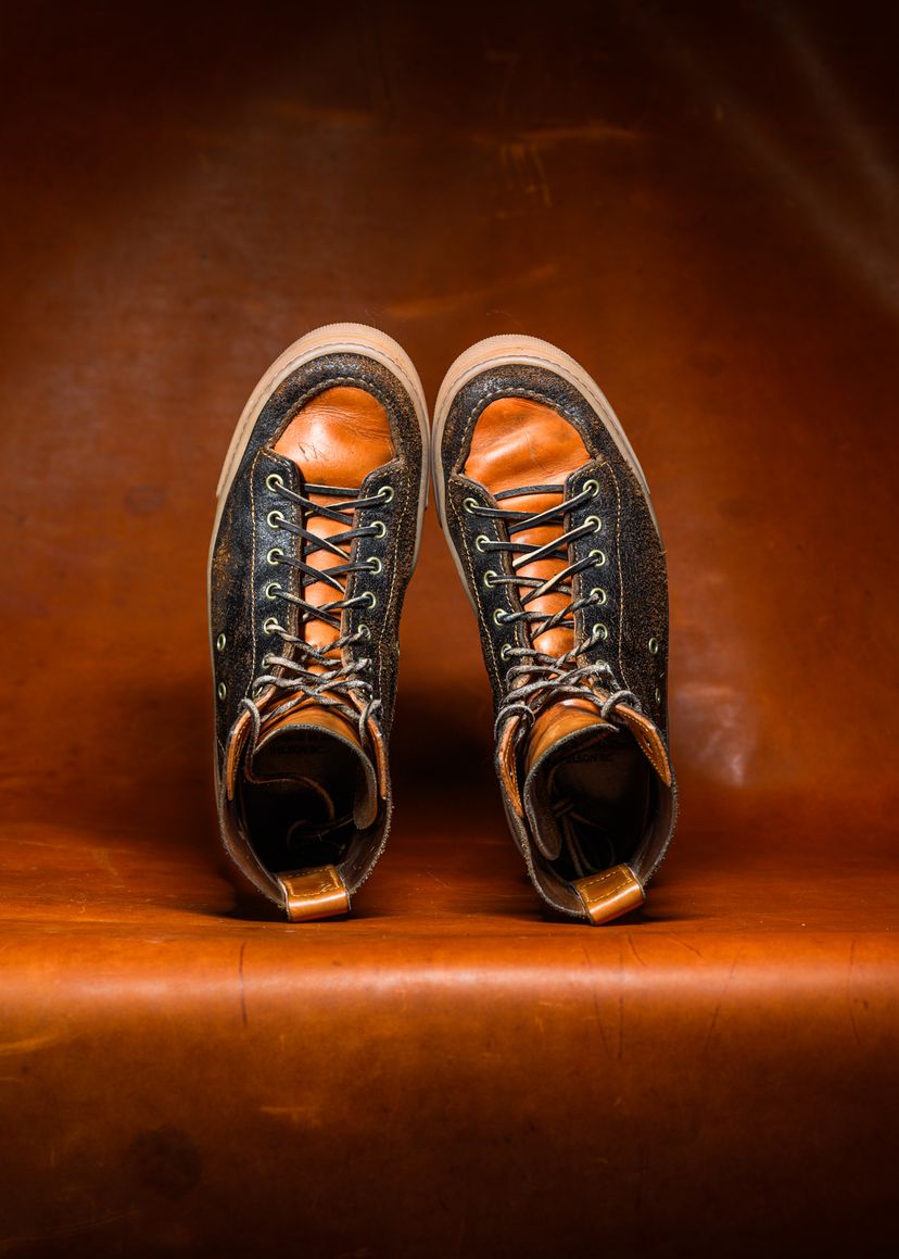 BHHB Railtown in Horween Dark Brown Waxed Flesh & Wickett & Craig ...