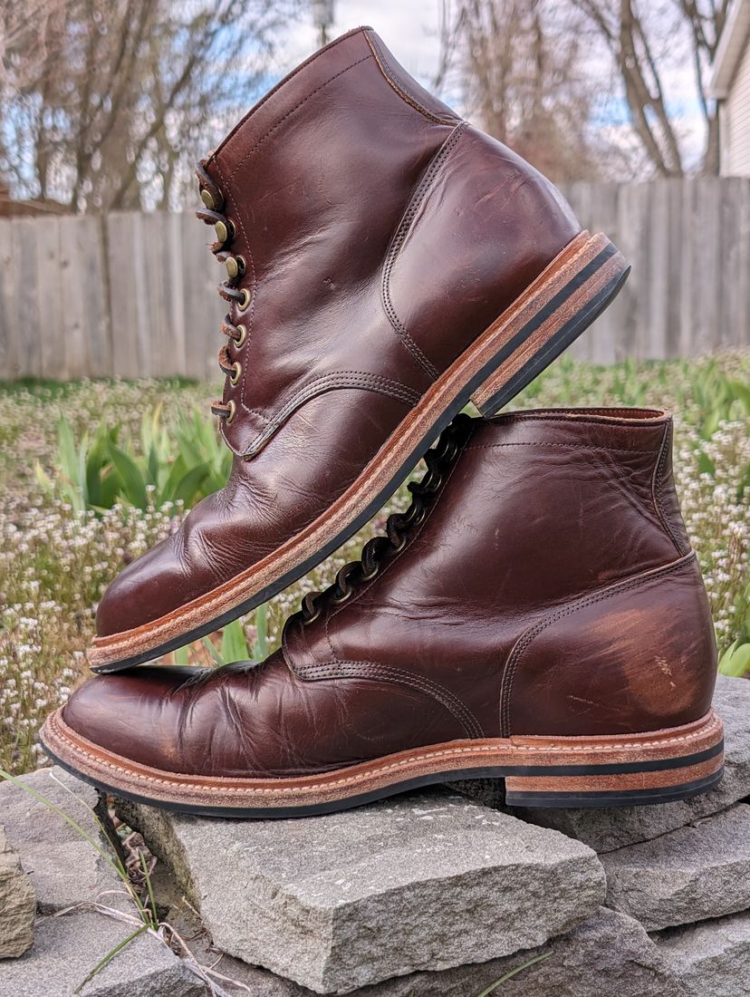 Grant Stone Diesel Boot in Horween Crimson Chromexcel | Photo by ...