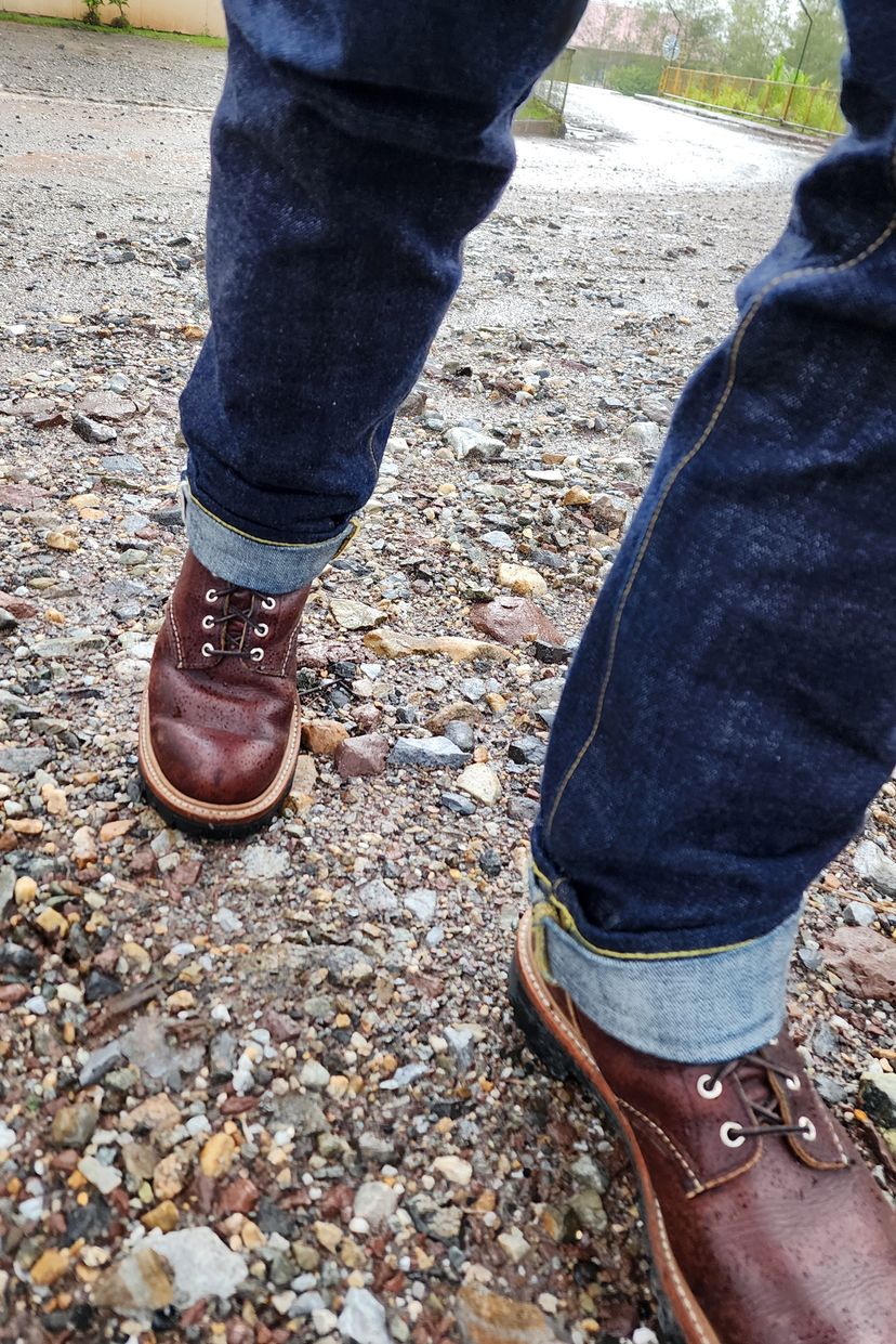 Red Wing 4585 120th Anniversary Logger Boot Briar Oil Slick in S.B ...