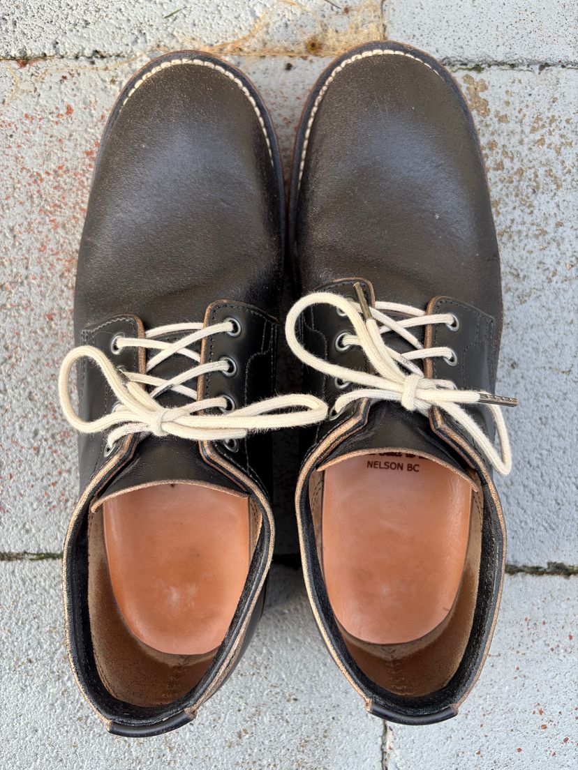 BHHB Stanley Street Shoe in Horween Black Waxed Flesh | Photo by ...