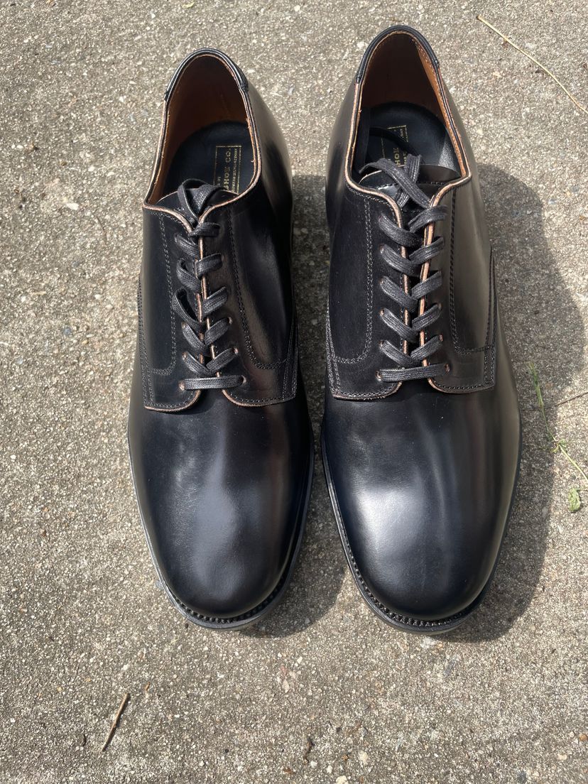 Clinch Service Shoes in Black Shell Cordovan | Photo by BoozeHero ...