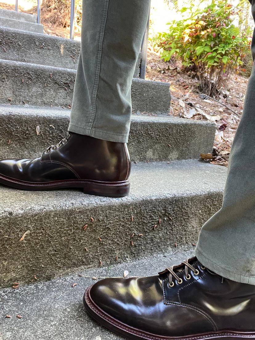 Grant Stone Edward Boot in Horween Maduro Shell Cordovan | Photo by ...