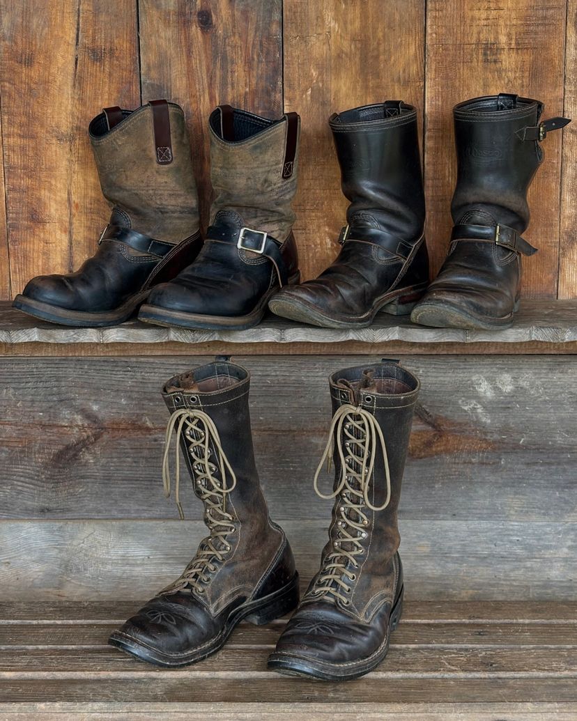 Wesco Morrison in Horween Black Chromexcel Horsehide & Horween Brown ...