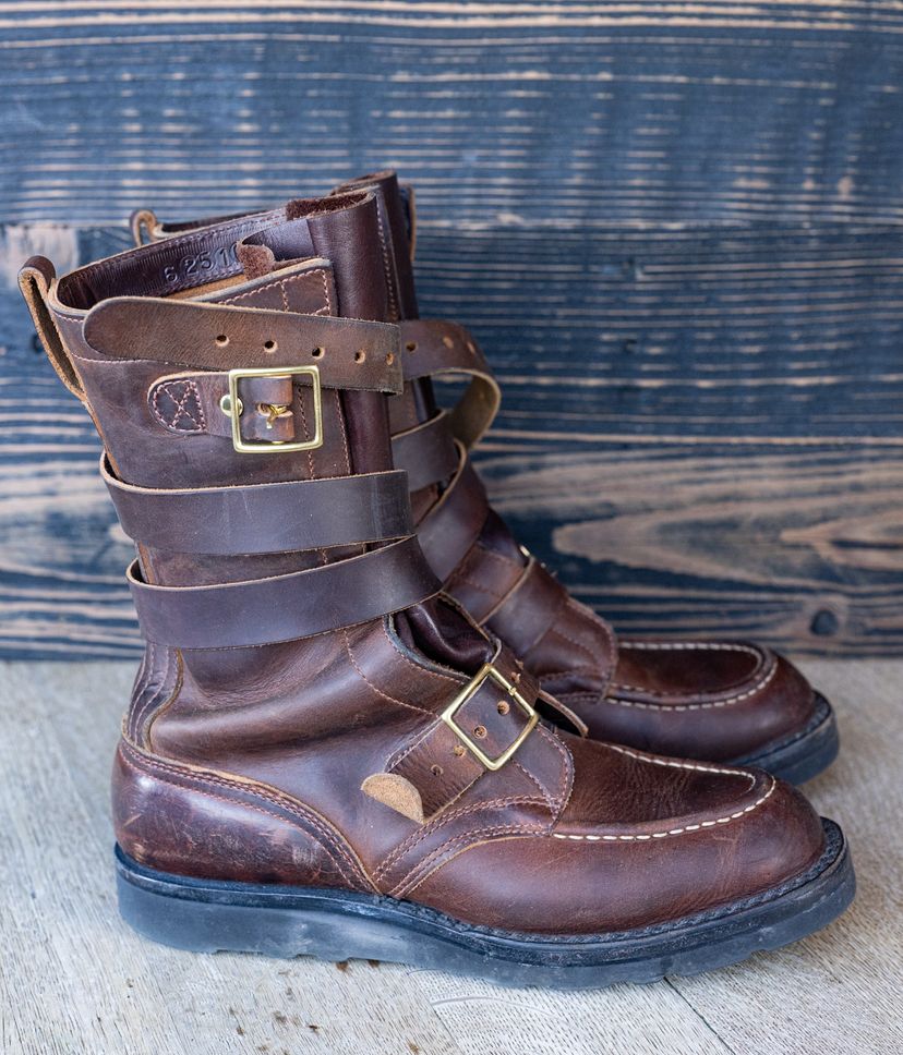 Nicks TankerPro in Horween Orange Predator | Photo by rustic.boots ...