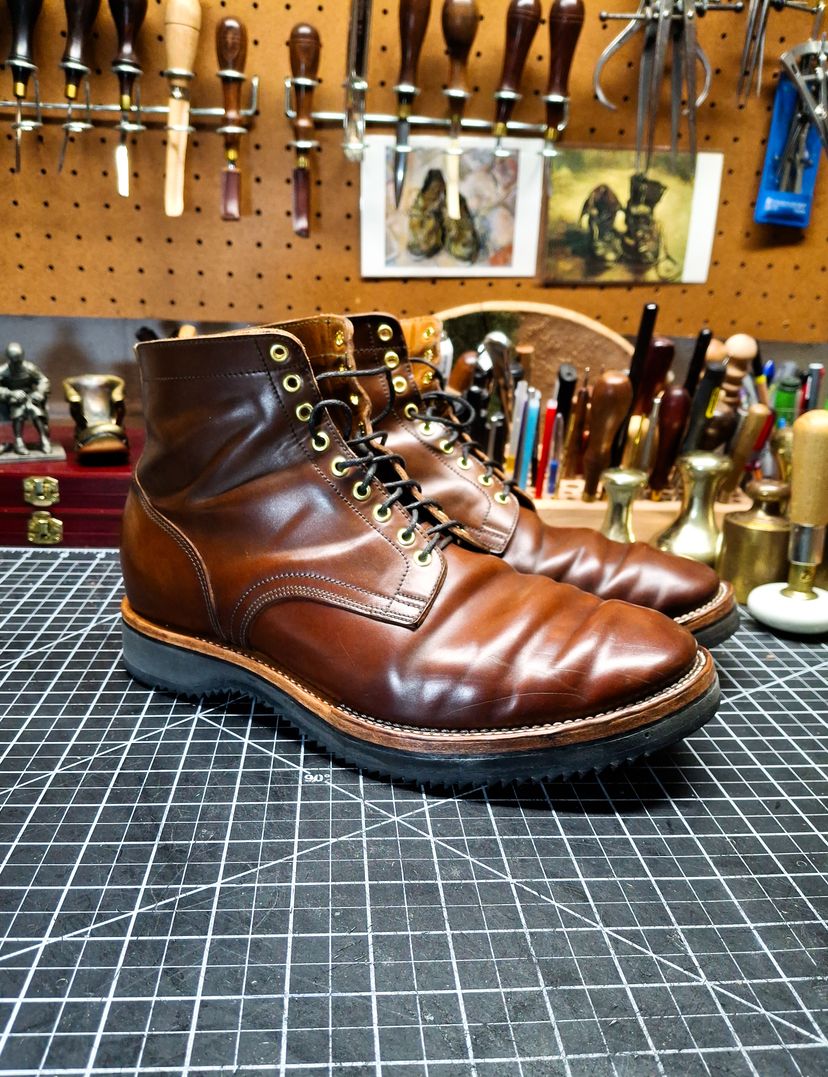 New River Boot BARKSDALE in Leder Ogawa Coffee Shell Cordovan | Photo ...