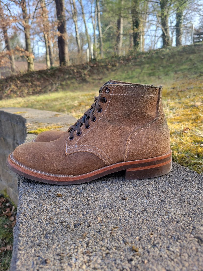 Oak Street Bootmakers Storm Boot in Horween Natural Chromexcel Roughout ...