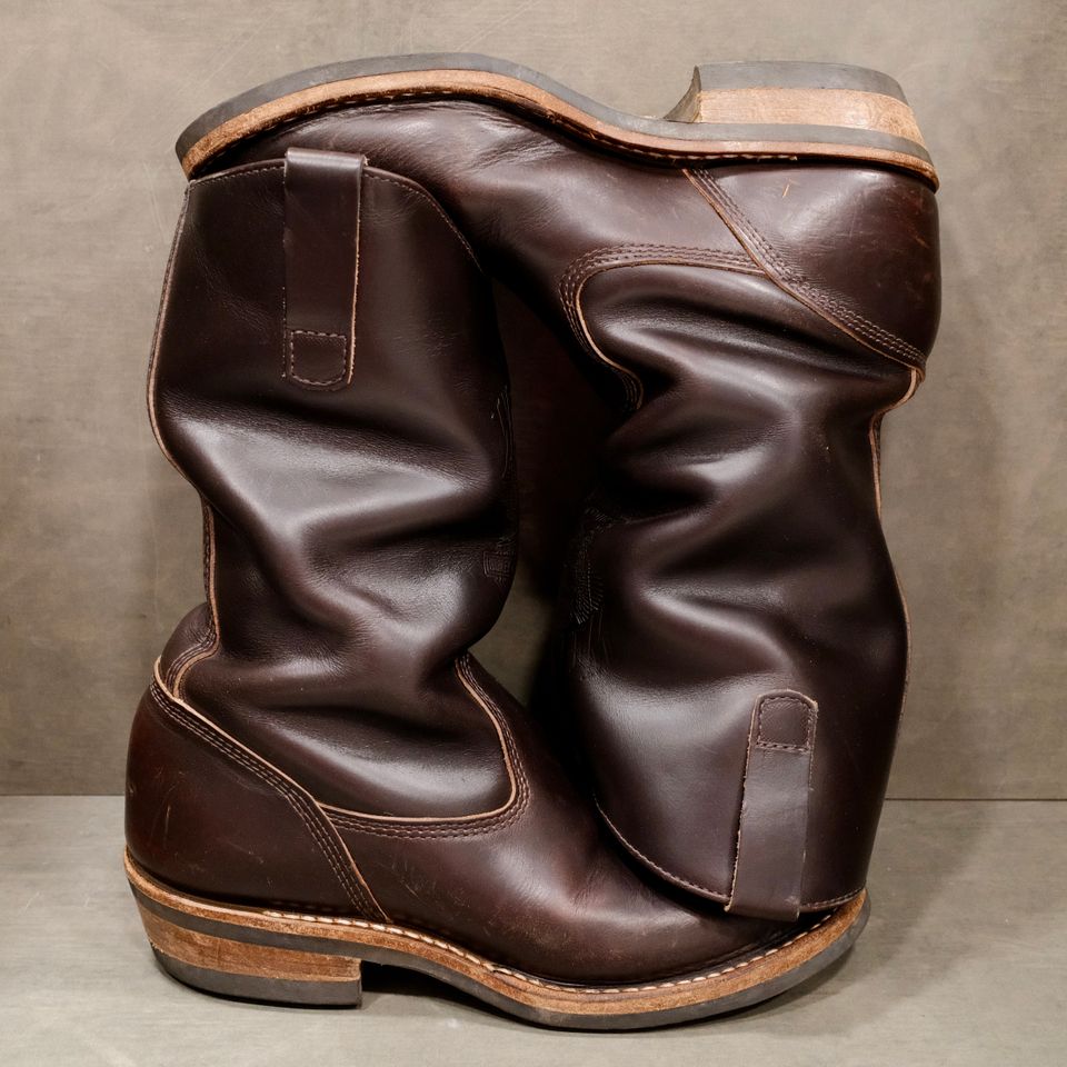 White's Stockman in horween brown chromexcel over dyed black | Photo by ...