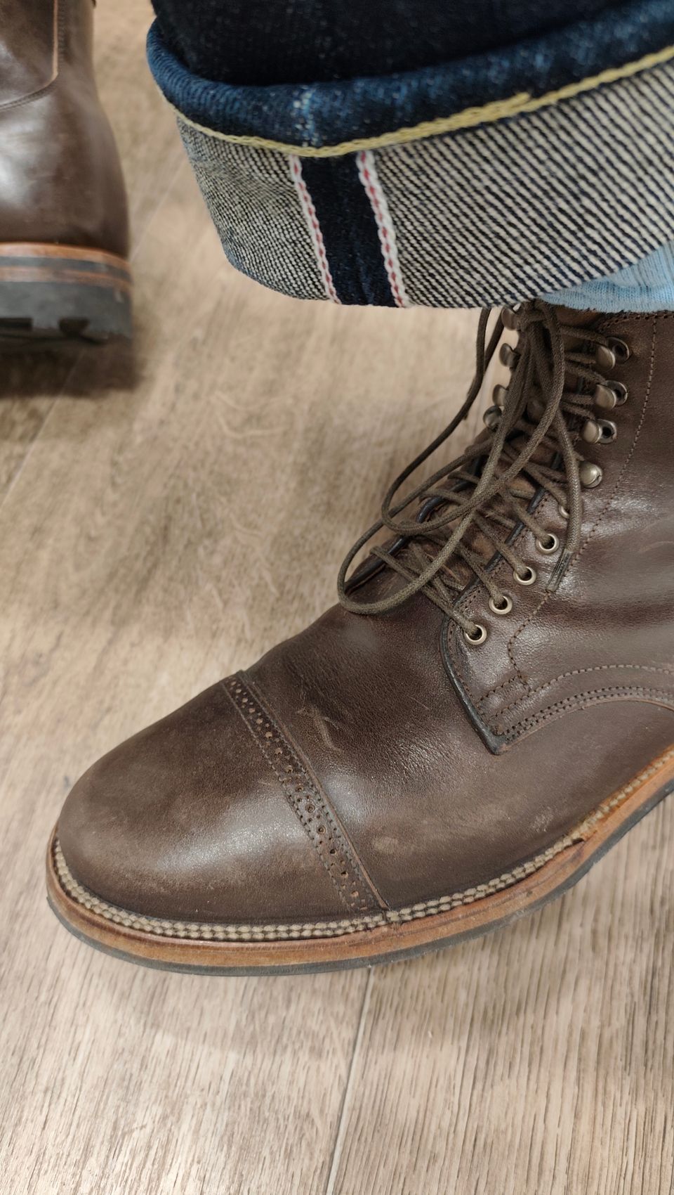 Viberg Service Boot in Maryam Moss Horsebutt | Photo by olgi | December ...