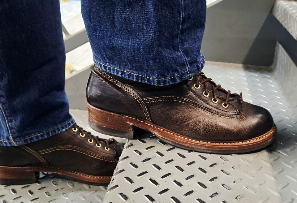 John Lofgren Donkey Puncher Boots in Ezo Shika Deerskin | Photo by cpl ...