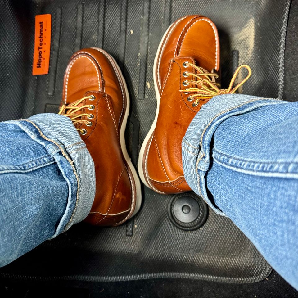 Red Wing 6-Inch Classic Moc in S.B. Foot Oro Legacy | Photo by ...
