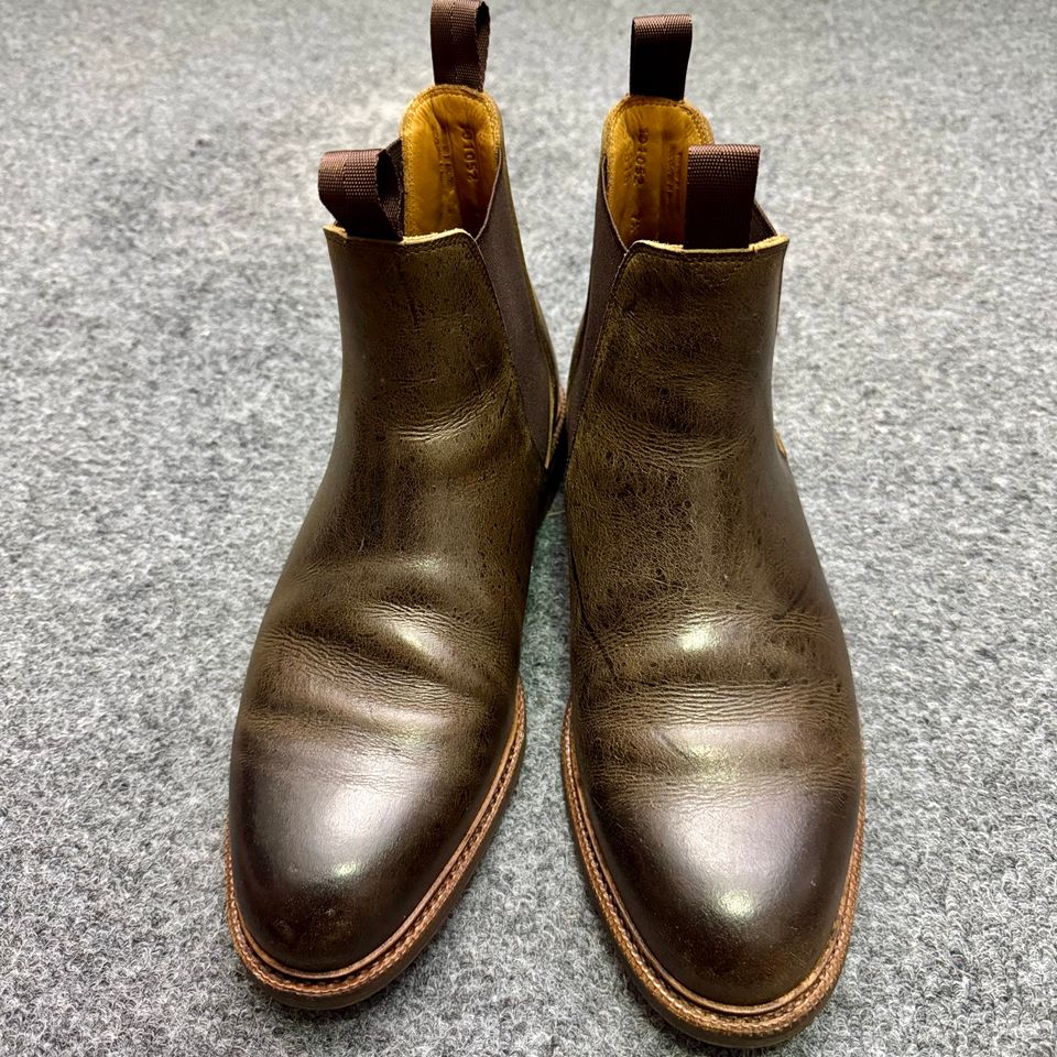 Meermin Chelsea Boot in C.F. Stead Caper Green Waxy Kudu | Photo by ...