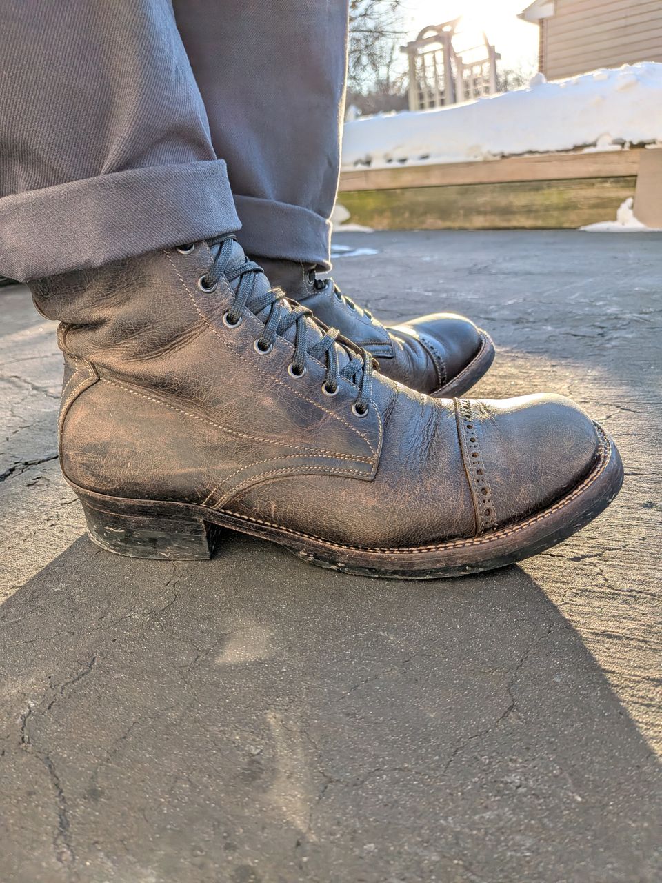 Caswell Caswell x Fortis Munson in Gallun Charcoal Teton Stag | Photo ...