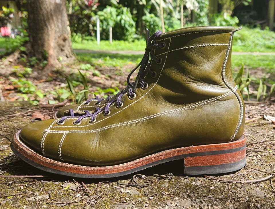 Willie's Handmade Boots Pioneer Lace To Toe in Badalassi Carlo Oliva ...