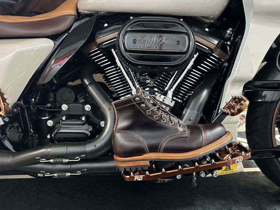 Truman Boot Co. 6” Service Boot (Cap Toe) in Horween Java Waxed Flesh ...