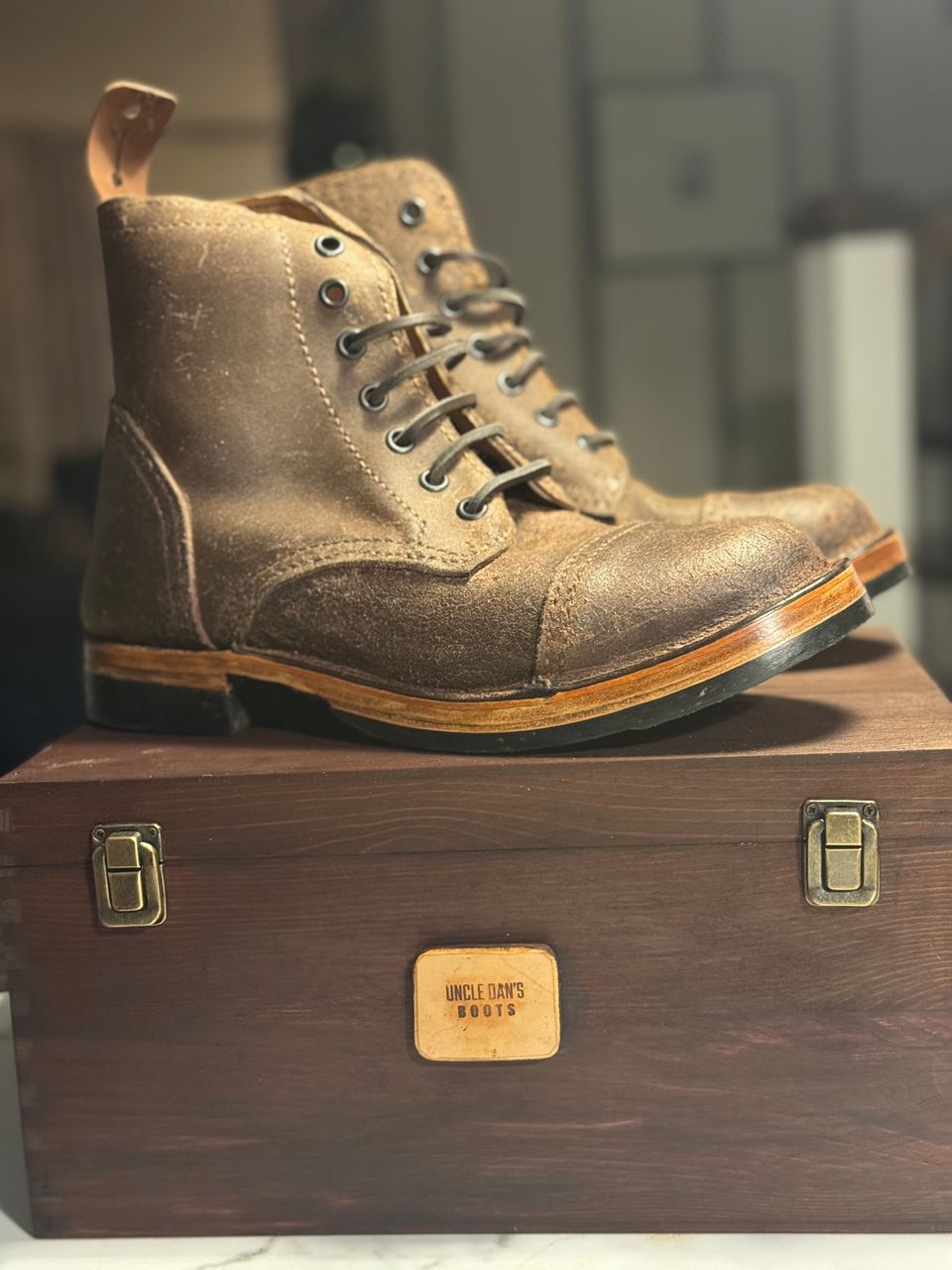 Uncle Dan’s Boots Custom Model in Lefarc Flesh Out | Photo by Uncle ...