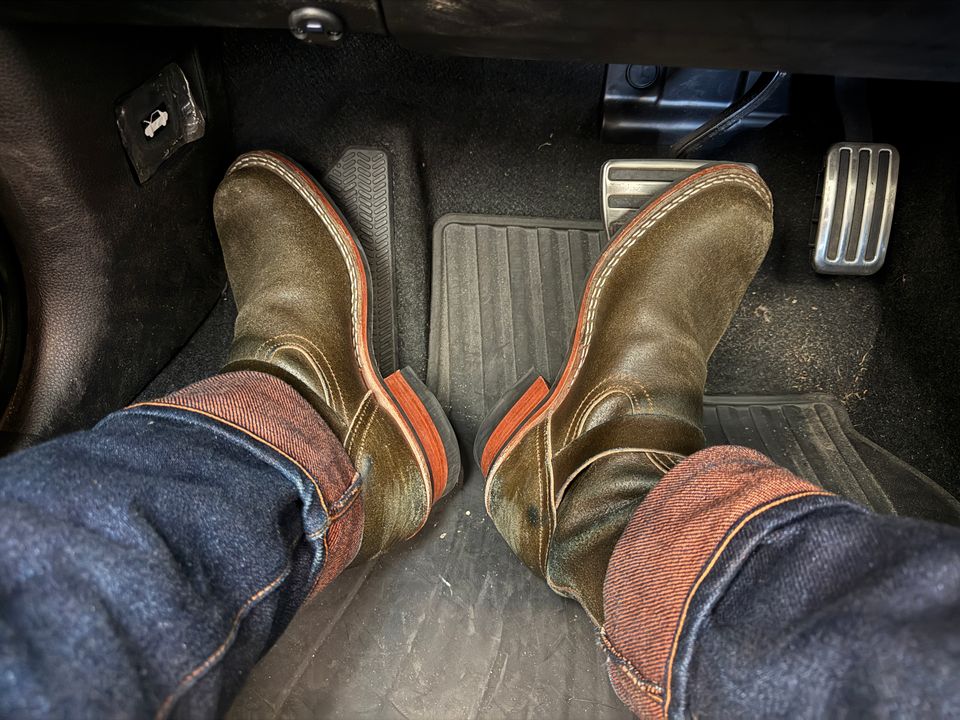 Nicks Brakeman in Horween Greener Pastures Waxed Flesh | Photo by ...