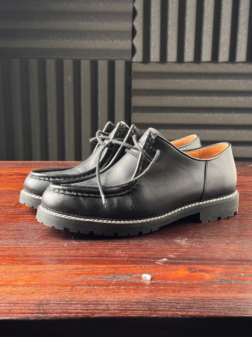 Andre Anthony Moc Toe Derbies in Korean Full grain Leather | Photo by ...